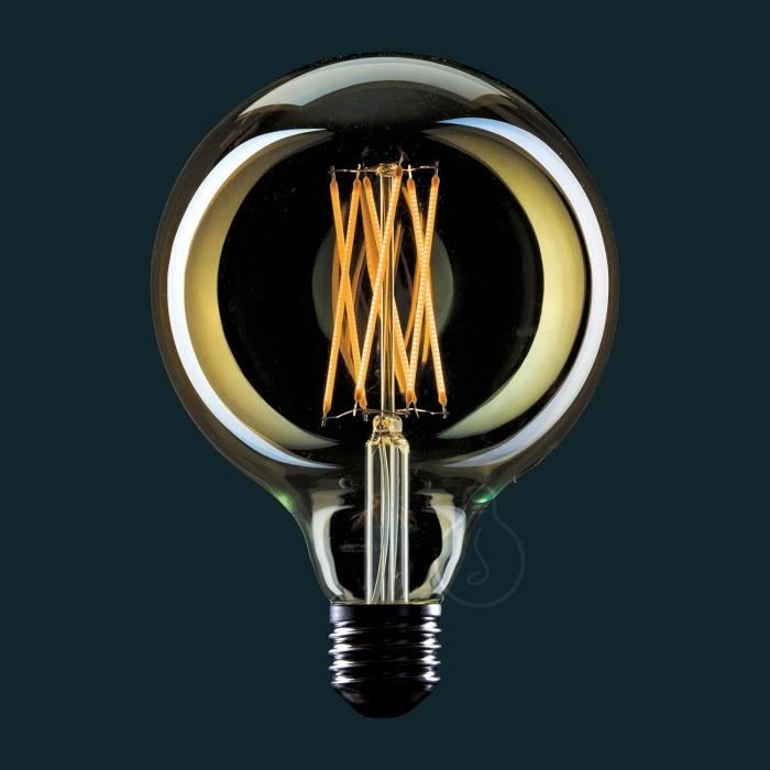 Ampoule Led Dimmable,Filament Verticale,Éclairage Chaud 2000K,Verre ...