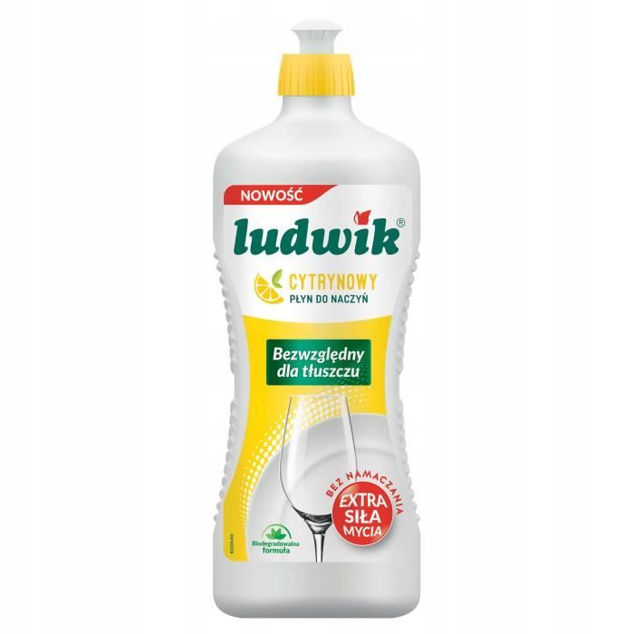 Liquide vaisselle - Ludwik - Citron - 900 ml - pH neutre - Doux pour ...