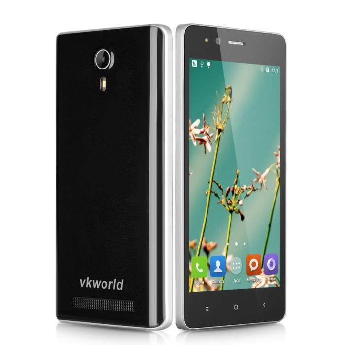 VKWORLD F1 4.5'' IPS 3G Smartphone Débloqué Noir 8 Go Android 5.1 ...