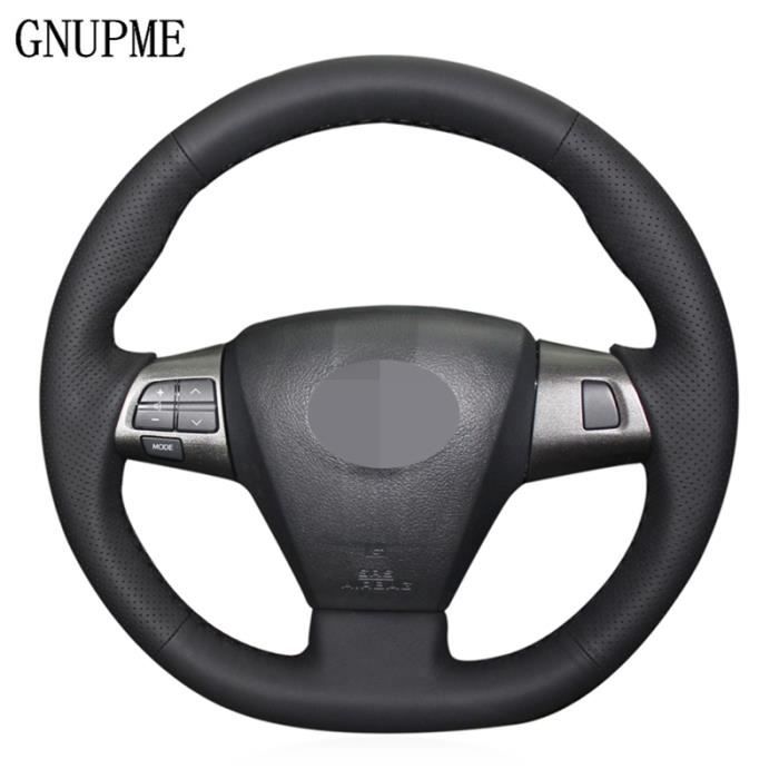 COUVRE-VOLANT,Light blue Thread--Housse de volant de voiture, en cuir ... COUVRE-VOLANT,Light blue Thread--Housse de volant de voiture, en cuir ...