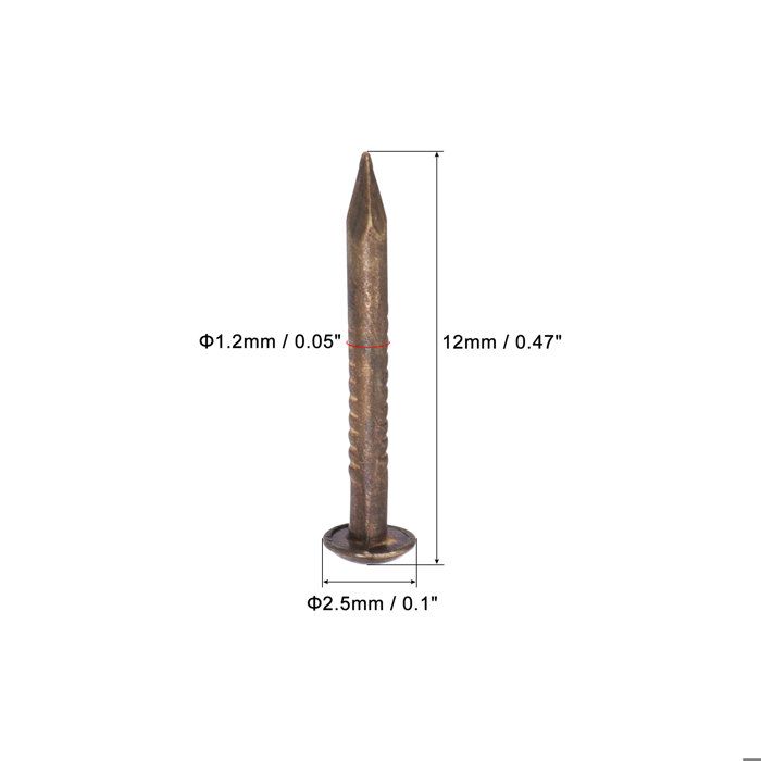 Clou Pointe SOURCING MAP Clou Petit Minuscule Laiton 1.2x12mm pour ...