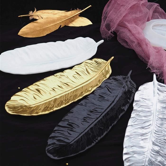 Moule en forme de plume, plaque de plateau en forme de plume moule ...