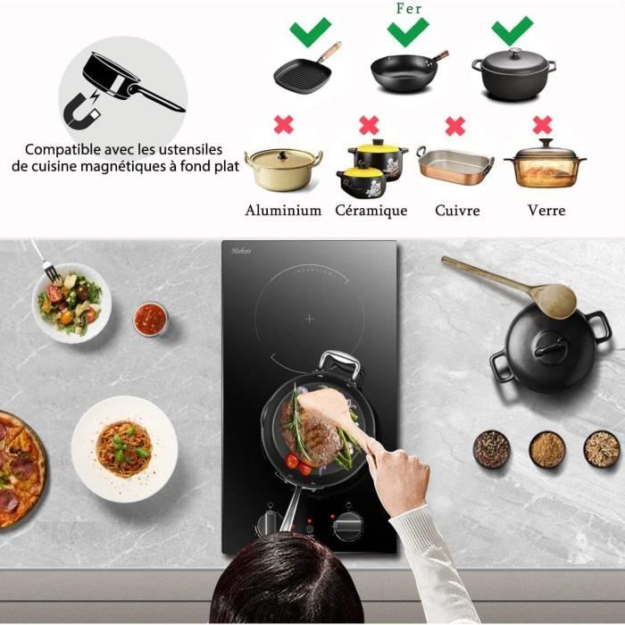 Nornward Hobsir Plaque À Induction 2 Feux Avec Prise, Plaque Cuisson ...