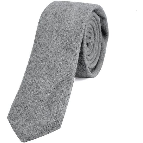 Fine cravate de coton tweed pour hommes 6 cm[864] - - Cdiscount Prêt-à ...