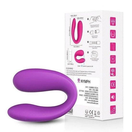 Purple with boxVibromasseur Vaginal à Distance Jouet Sexuel Joujou de Masturbation pour Clitoris ...