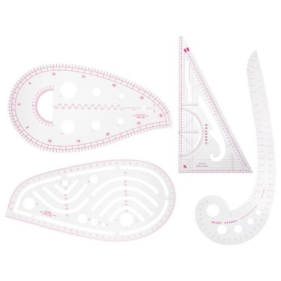 Règle de couture flexible et pliable en plastique FDIT - haute ...