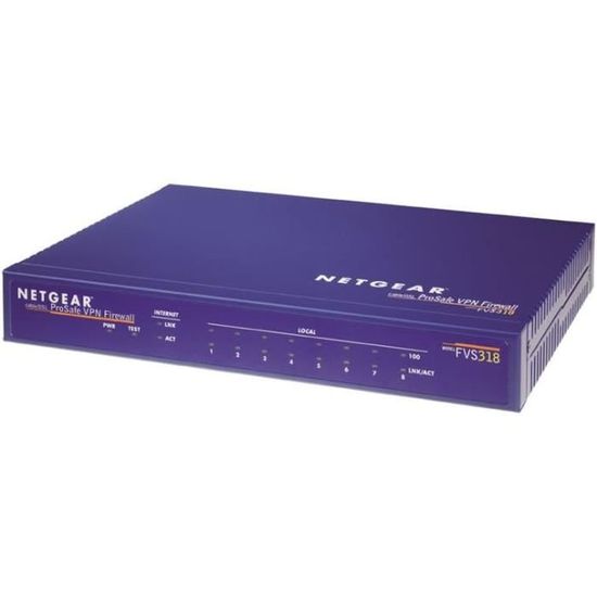 Prosafe Fvs318 Routeur Firewall Vpn 8 Tunnels[H5344] - Cdiscount ...