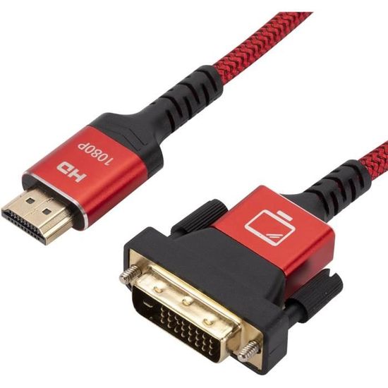 Câble Hdmi Vers Dvi, Hdmi Vers Dvi Pour Écran D'Ordinateur Portable Dvi ...