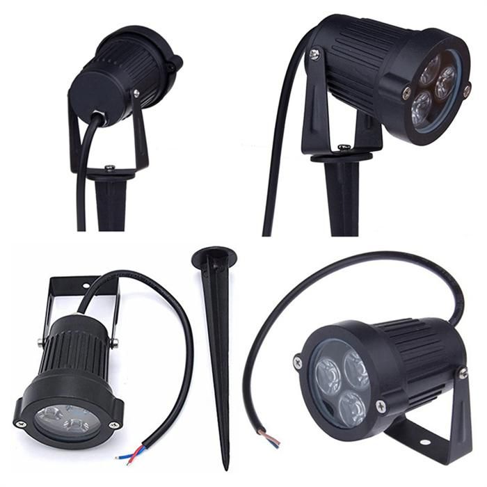 12 Pièces Séries LED Jardin Lumières 3W 220V Projecteur Extérieur avec ...