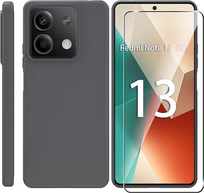 Coque pour Redmi Note 13 5G + 1 Protection Écran Verre Trempé ...