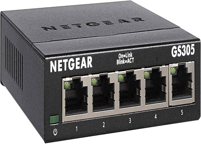 NETGEAR (GS305) Switch Ethernet 5 Ports RJ45 Métal Gigabit(10/100/1000 ...