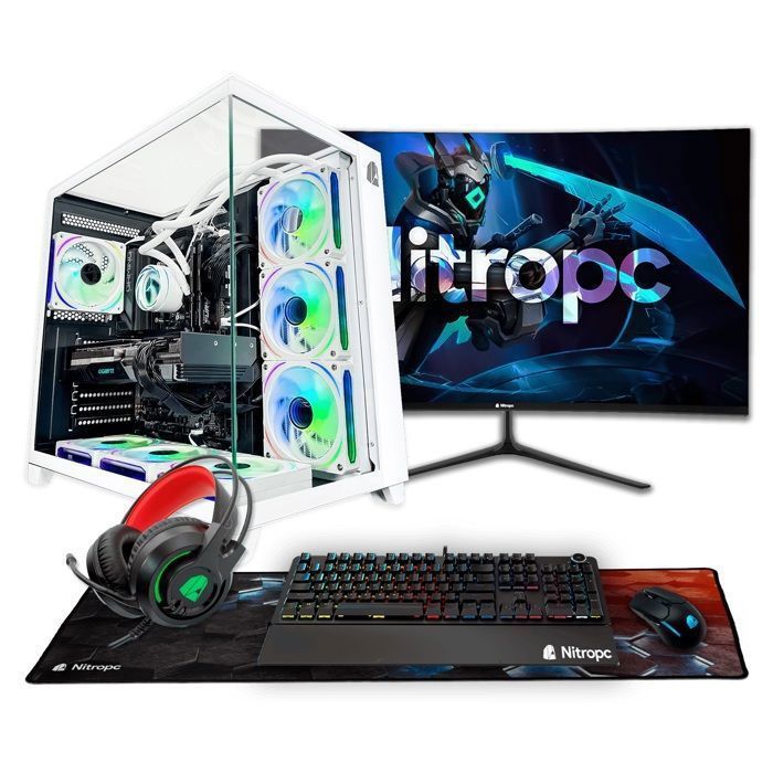 PC Gamer - NITROPC - Pack Diamond - Intel i7-12700KF - RTX 5060 8Go ...