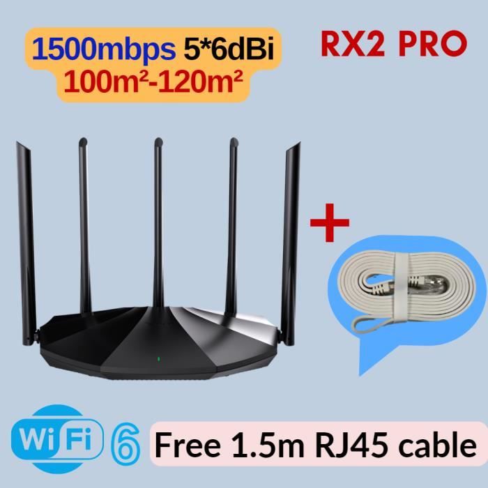 RX2 PRO (AX1500) - Routeur sans fil AX3000 Wi-Fi 6 Gigabit Tenda 2.4G 5GHz 3000mbps ...
