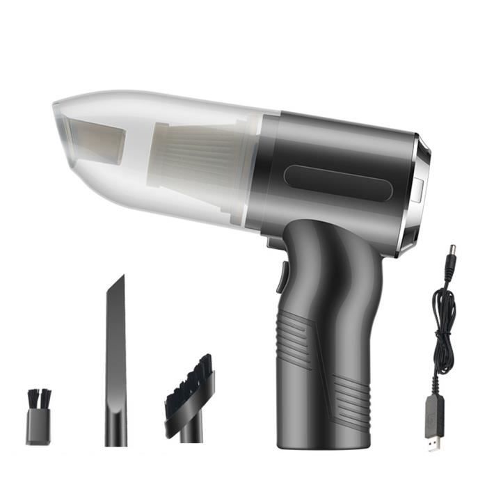 Couleur Argent Sans Fil Mini Aspirateur De Voiture Portable Sans Fil