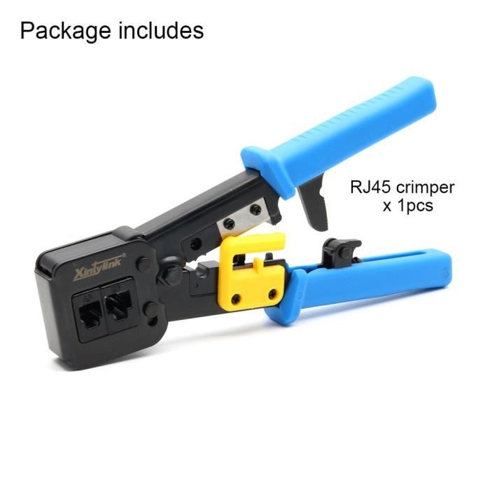 Pince à sertir pour câbles rj45, pince de serrage réseau internet ...