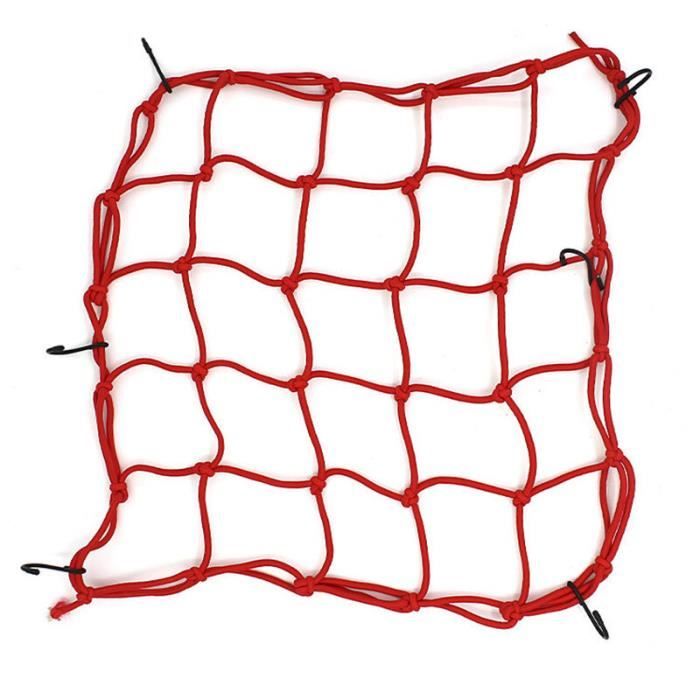 Sac-filet de coffre,Filet à bagages pour moto et vélo,6 crochets ...