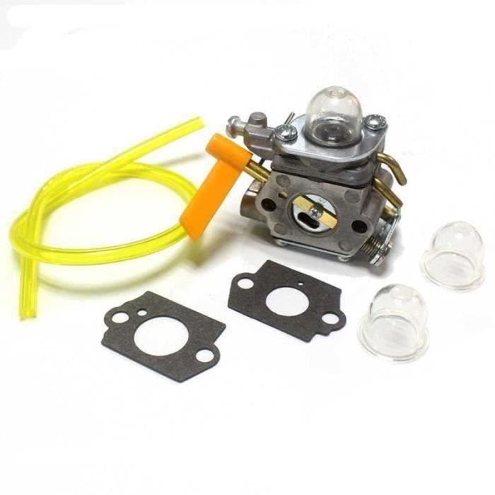 Carburateur + joint + pompe d'amorçage + tuyau pour tondeuse et ...