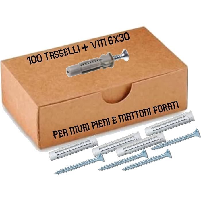 Chevilles + Vis Pour Murs Pleins Et Murs En Maçonnerie À Caisse Vide ...