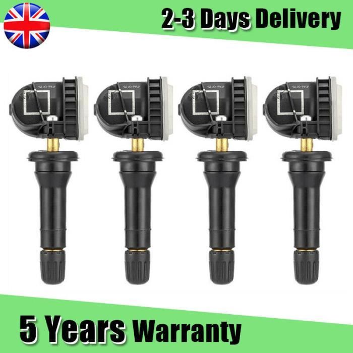 4X-Capteur TPMS de pression des pneus, Pour Ford Focus Fiesta EV6T ...