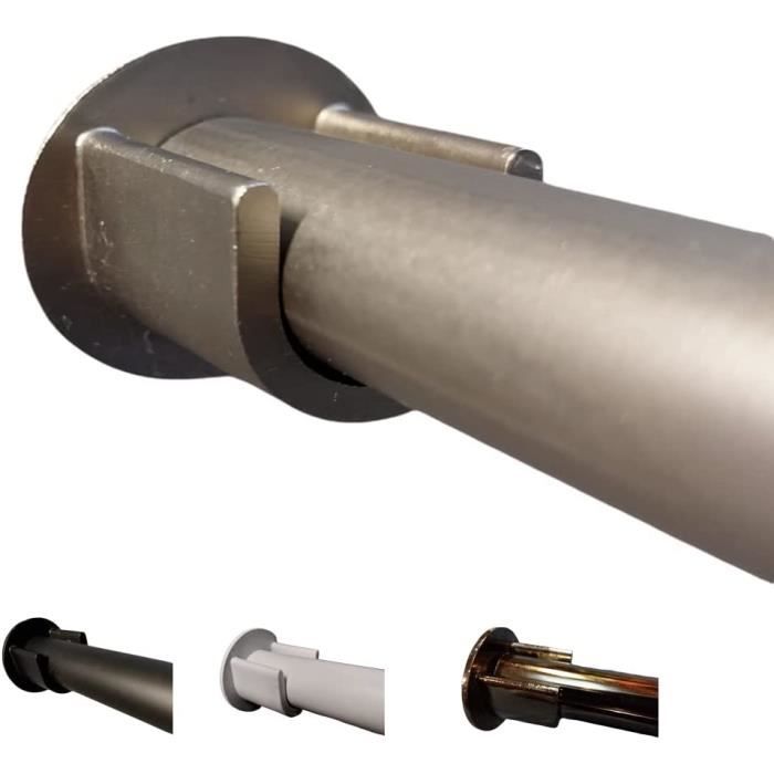 , Tringle à Rideaux Fer Forgé entre-murs, Tringle penderie Métal ...