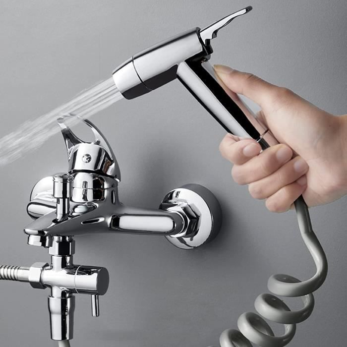 Kit douchette wc, douchette wc kit complet inox toilette bidet spray ...