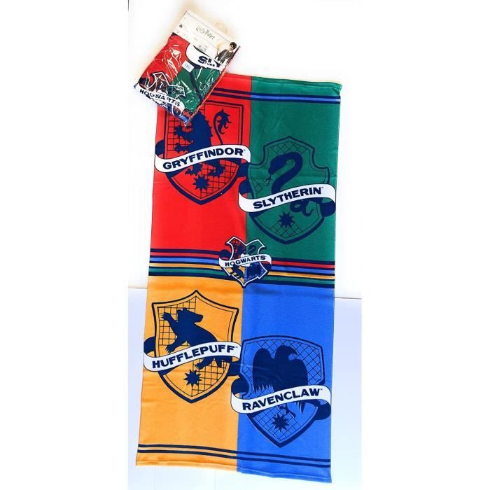 Serviette Harry Potter Gryffindor Mufflepuff Ravenclaw Slytnerin -- 140 ...