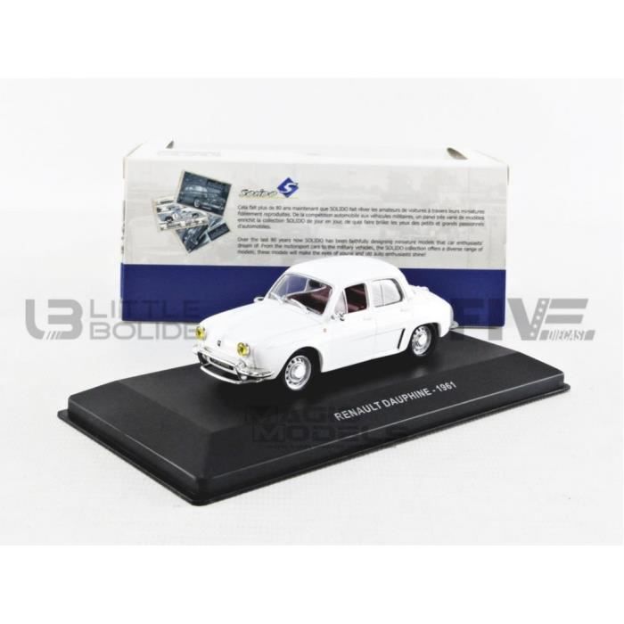 Voiture Miniature de Collection - SOLIDO 1/43 - RENAULT Dauphine - Beige - 4304300 - Cdiscount ...