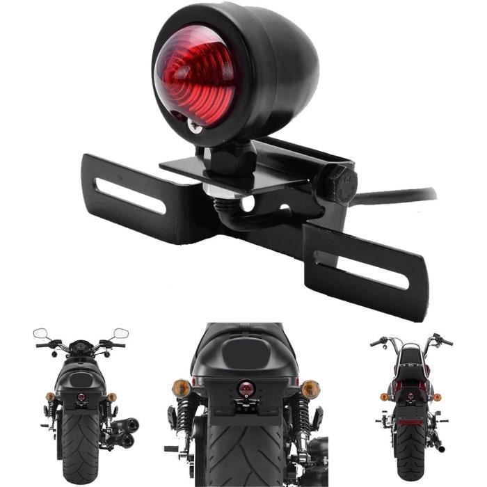 Feu Stop Pour Moto - Rouge Arrière Arrêt Frein Clignotants Lampe Cadre ...