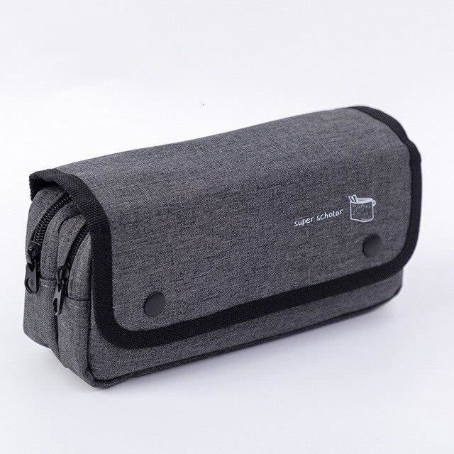 Trousse scolaire - Premium - Grande capacité - Double fermeture éclair ...