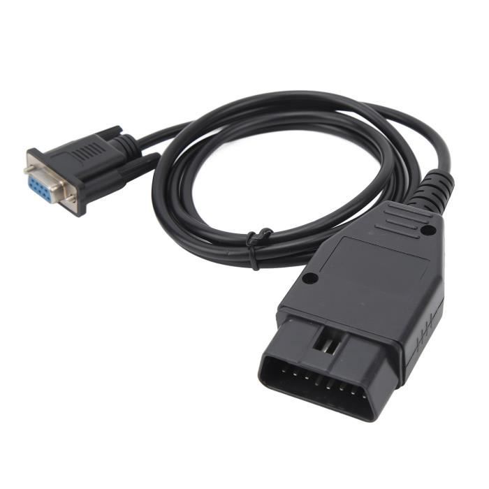 Dilwe câble de scanner OBD Dilwe câble adaptateur OBD II Câble de diagnostic OBD II Prise en ...