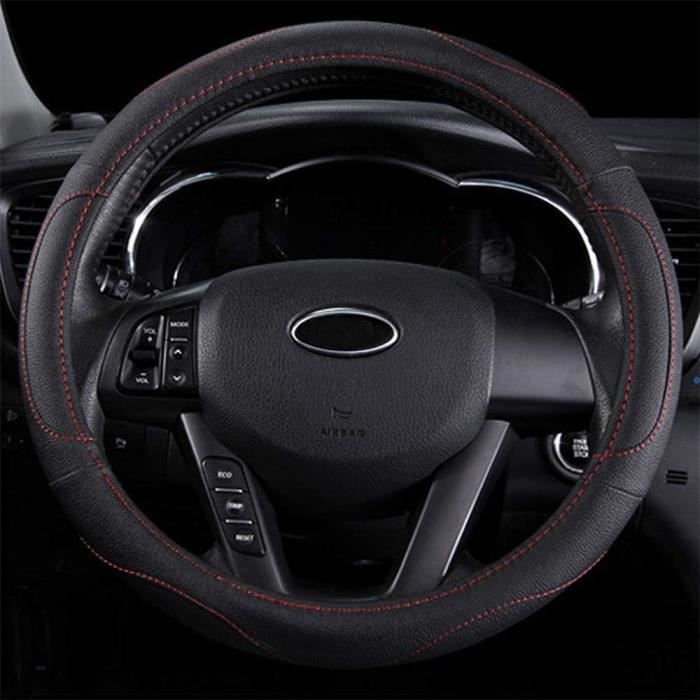 Couvre Volant Microfibre Cuir Diamètre 37-38 Cm,Couvre Volant Voiture ...