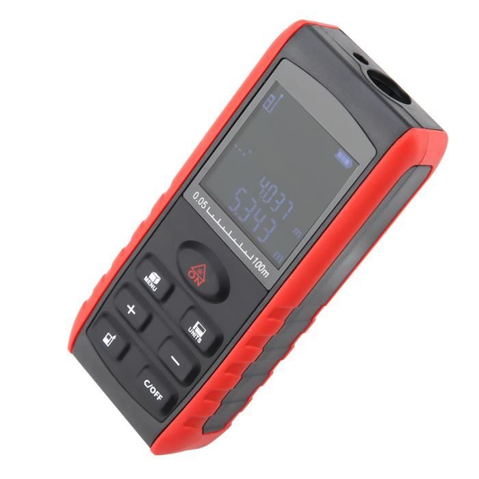 Télémètre laser numérique - EJ.LIFE - KXL-E - Portée 100 m - Écran LCD rétroéclairé - Compact et ...