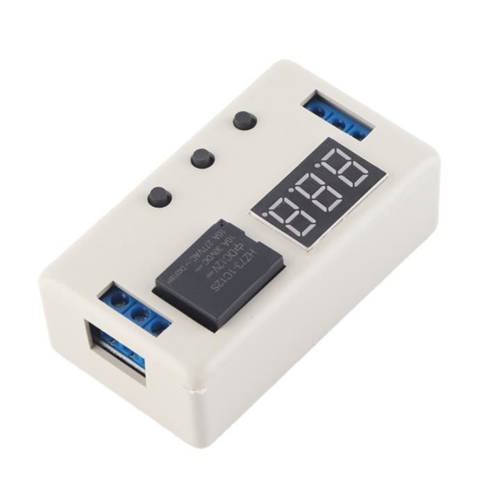 XIX-7416653510934-Relais temporisé Timer Relay Adjustable Automation Control Switch Module LED ...