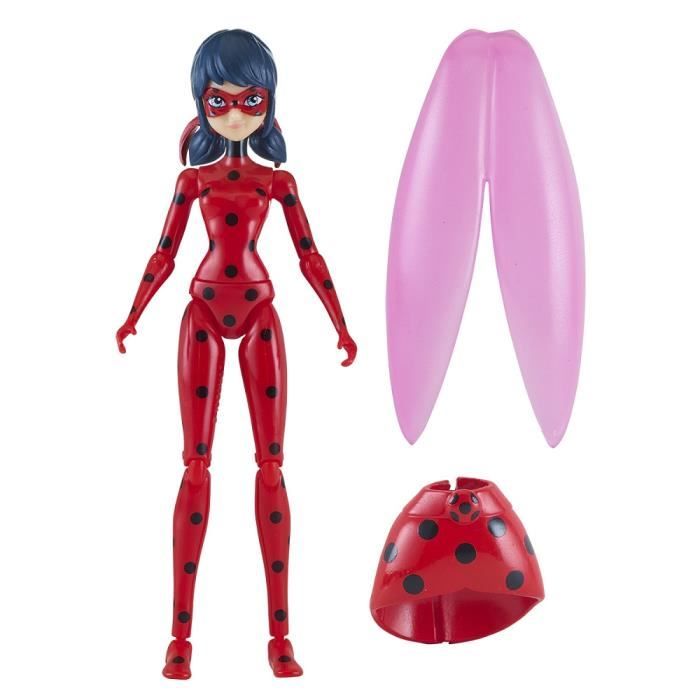 Figurine Super articulée Ladybug Miraculous Voltige+ 2 Accessoires ...