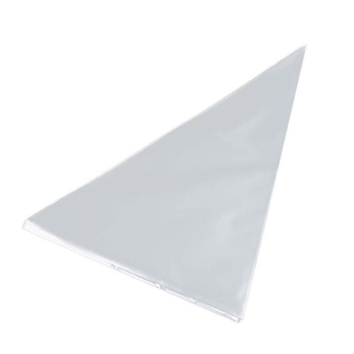 100 Pcs Sacs en Cellophane Sachets en Triangle OPP de traitement en ...