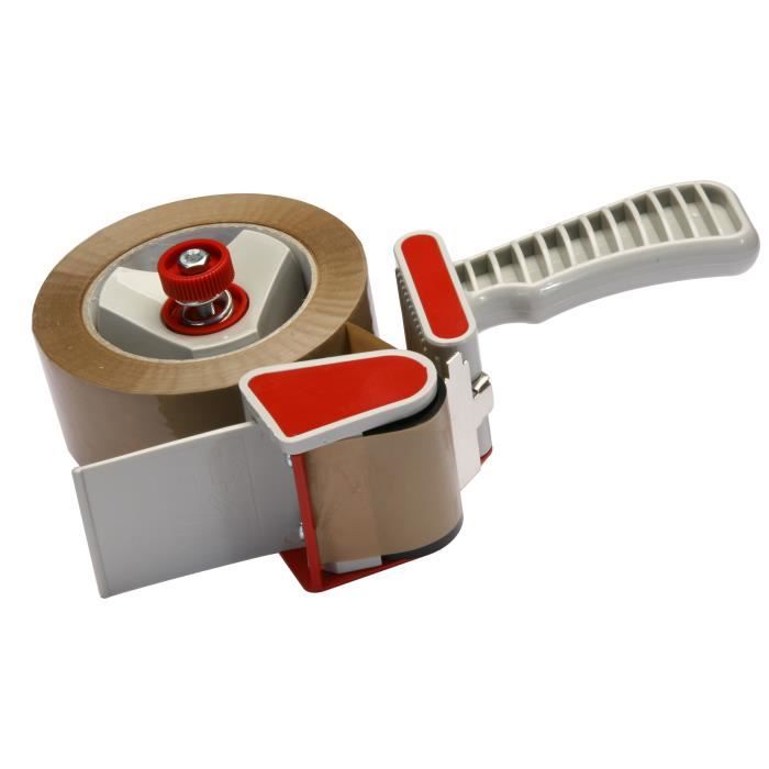 Dévidoir ruban adhésif + Rouleau 66 Mètres - Cdiscount Bricolage