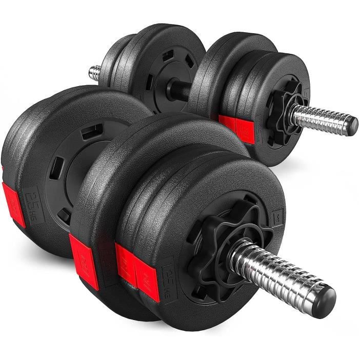 Hop-Sport Jeu D'Haltères Haltères 20kg 40kg [311] - Cdiscount Sport