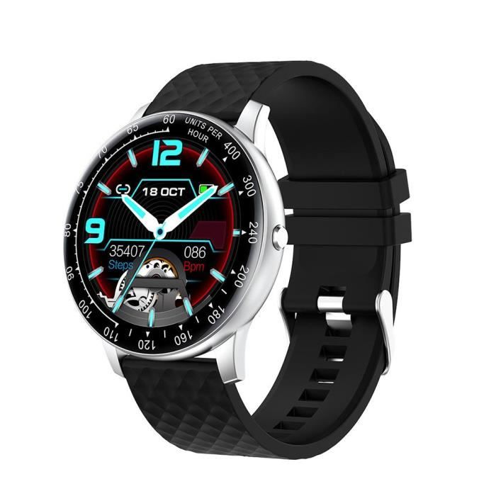 Montre connectée intelligent - Montre Podomètre Bluetooth - 1,3“ Écran ...