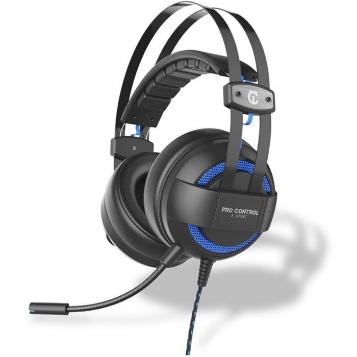 Casque Gaming Filaire 4m E Sport Under Control Pour Ps4 Et Pc Cdiscount