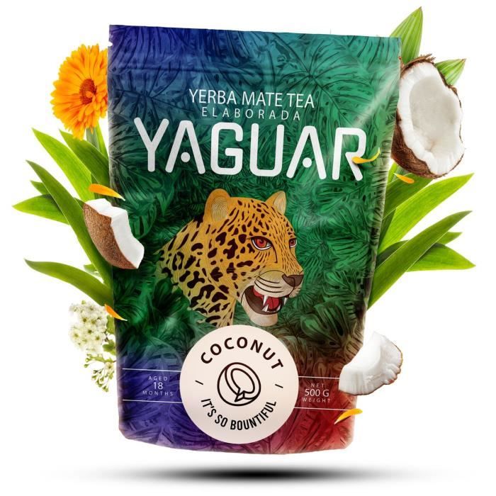Yerba Mate Yaguar Coconut Thé Fruite 500g - Cdiscount Au quotidien
