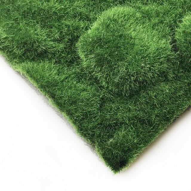 GAZON ARTIFICIEL,04-15X15cm--Tapis de gazon vert en mousse artificielle, Micro, accessoires pour ...