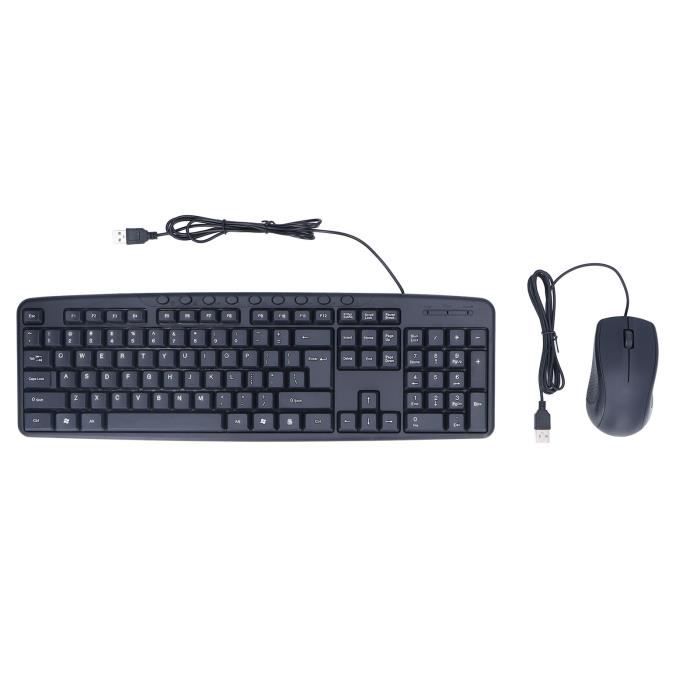 Zerone Wired Keyboard Mouse, Wired Keyboard Mouse Combo USB Interface ...