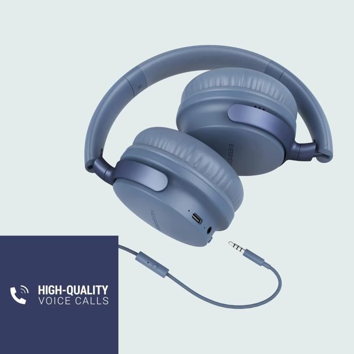 Headphones Style 3 Denim Casque Sans Fil Casques Pliables (Technologie ...