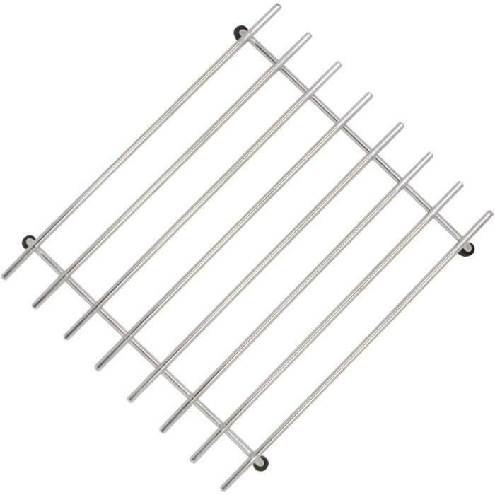 ® sous-Plat 2X en Acier Inoxydable avec Pieds en Caoutchouc - sous-Plat ...