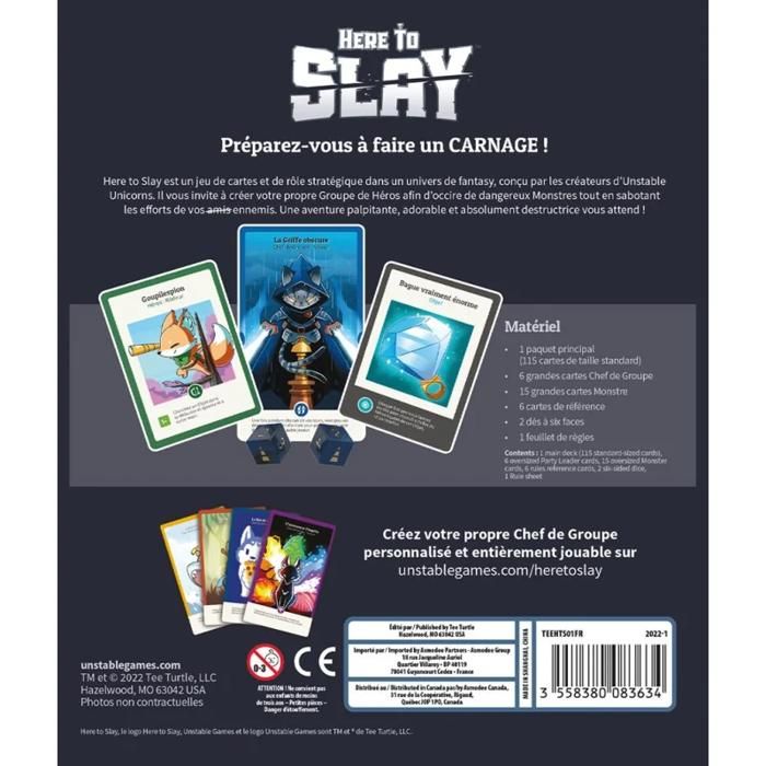 Here to Slay - Cdiscount Jeux - Jouets