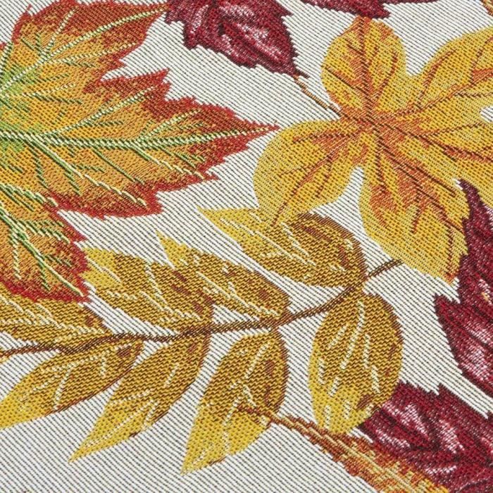 Chemin De Table En Feuilles D'Érable Chemin De Table D'Automne Chemin ...