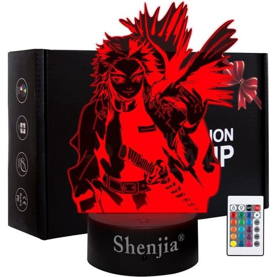 Demon Slayer 3D Led Night Light Character Commodity Lamp For Children'S ...