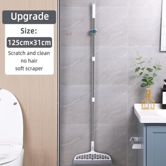 Balai serpillère espagnol,Balai magique en Silicone de 50 pouces,raclette de nettoyage du sol ...