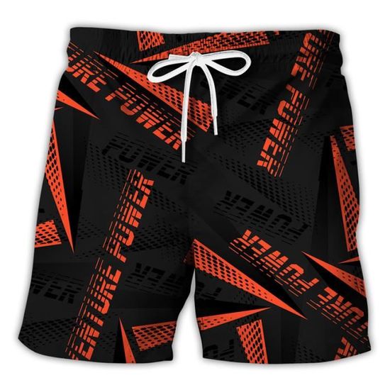 Short Homme Imprimé 3D Fashion Été Short De Plage Homme Doublure Filet ...