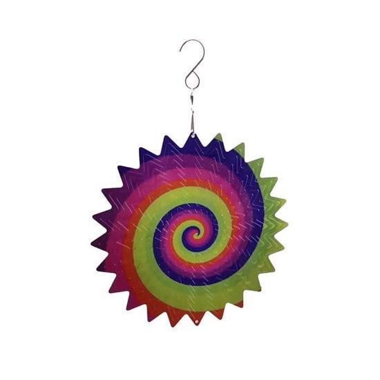 Foleuses à Vent Suspendues Sculptures de Vent de Jardin en MéTal 3D 8 ...